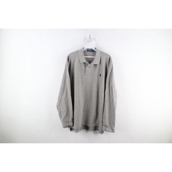 Ralph Lauren | Shirts | Vintage Ralph Lauren Mens Xl Collared Long Sleeve Rugby Polo Shirt ...